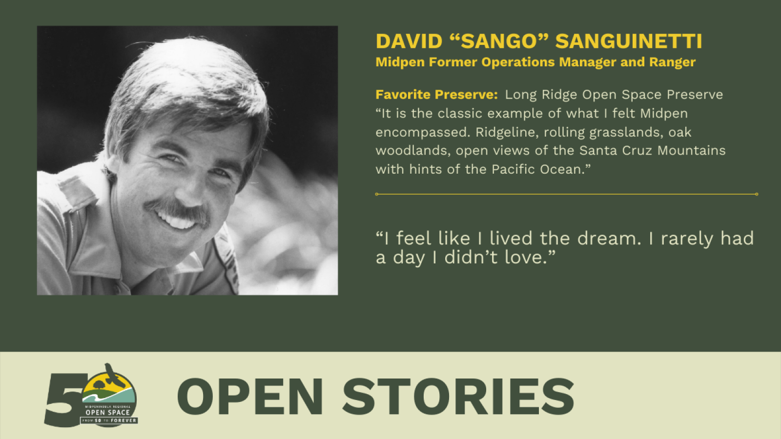 Open Stories: David Sanguinetti | Midpeninsula Regional Open Space District