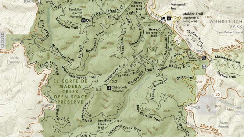 Midpen Preserve Maps | Midpeninsula Regional Open Space District