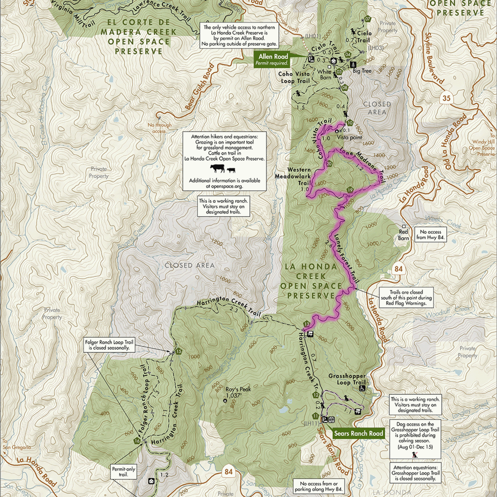 New Trails Open at La Honda Creek Preserve | Midpeninsula Regional Open ...